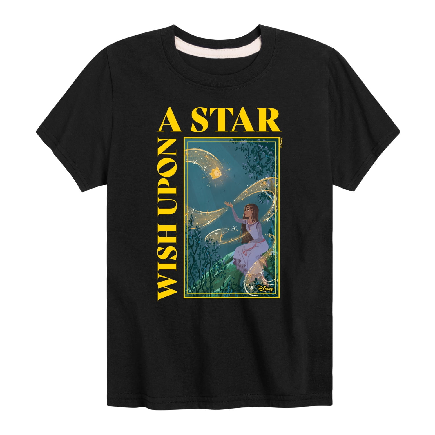 Disney Wish - Wish Upon A Star - Toddler & Youth Short Sleeve Graphic T ...