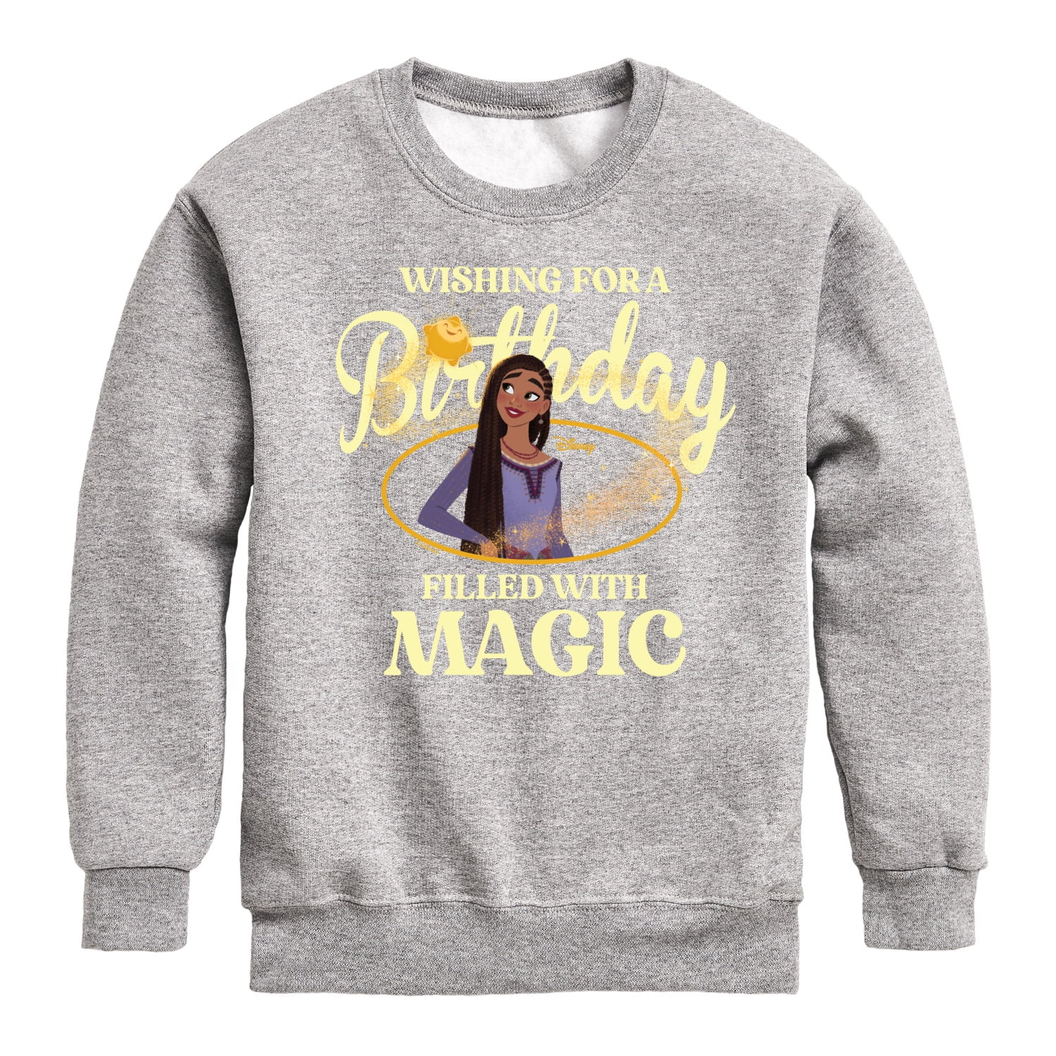 Disney - Wish - Wishing Birthday - Toddler And Youth Crew Fleece ...