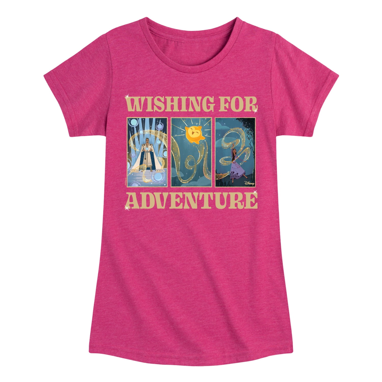 Disney Wish - Wishing For Adventure Grid - Toddler & Youth Girls Short ...