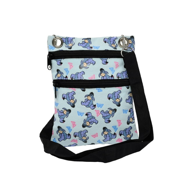 Disney Eeyore Women's Crossbody Passport Bag for School, Travel, Light ...