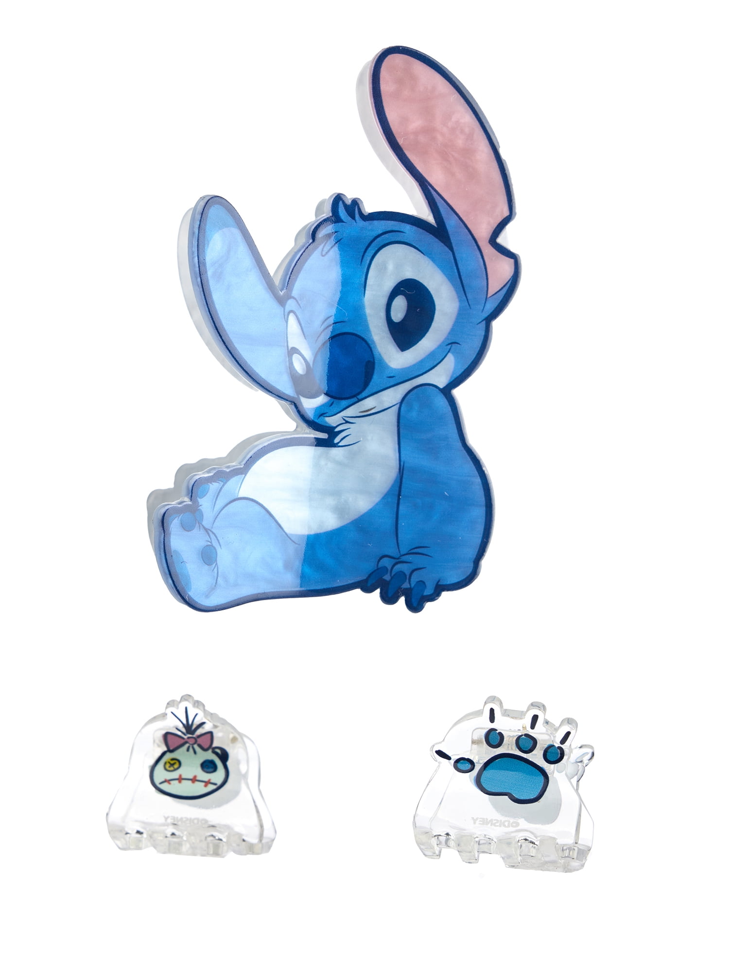 Disney Women’s Lilo & Stitch Claw Clip Set, 3-Piece, One Size Fits Most ...