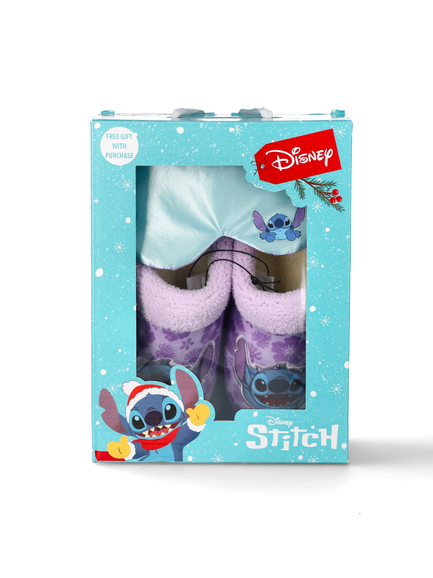 Disney Women's Slippers with Sleep Mask Gift Set 2 Piece Set - Walmart.com