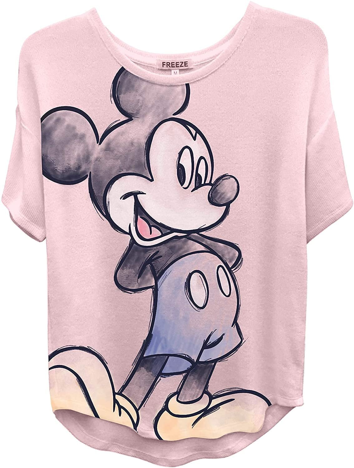 Disney Ladies Mickey Mouse Fashion Shirt - Ladies Classic Mickey ...
