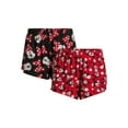 Disney Women's Mickey and Minnie Mouse Pajama Shorts 2-Pack, XS-3X ...