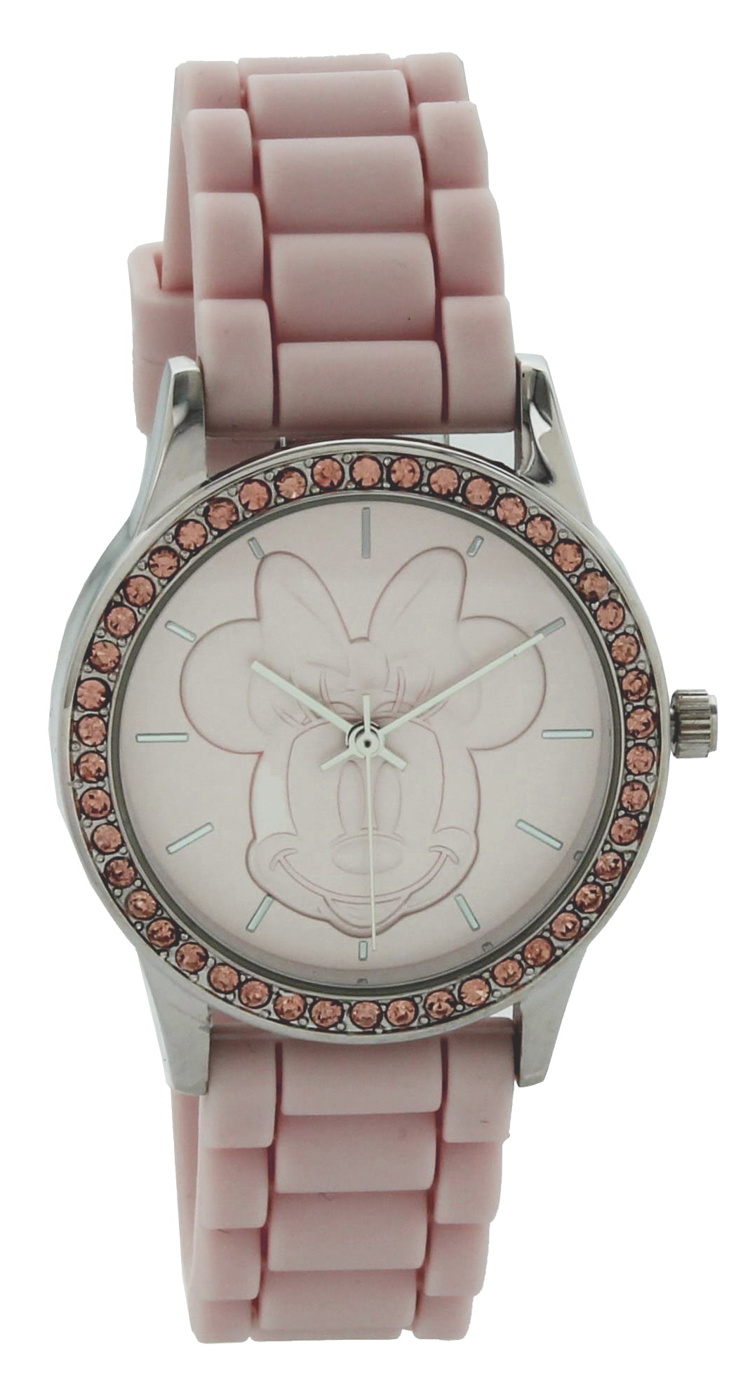 Disney Women's Mini Mouse Watch, Pink Dial & Strap, MN1590BB, Quartz ...