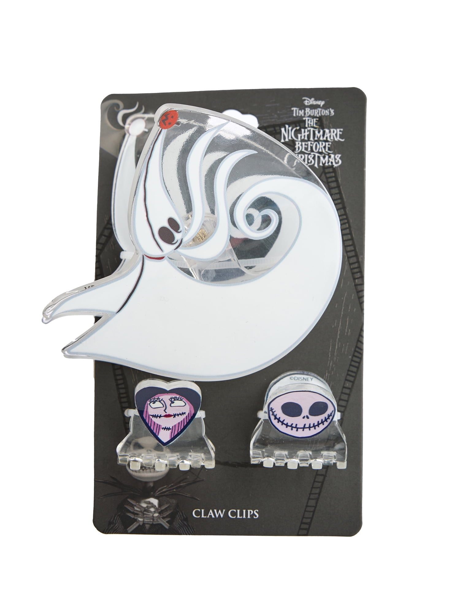 Disney Women’s Nightmare Before Christmas Claw Clip Set, 3-Piece, One ...