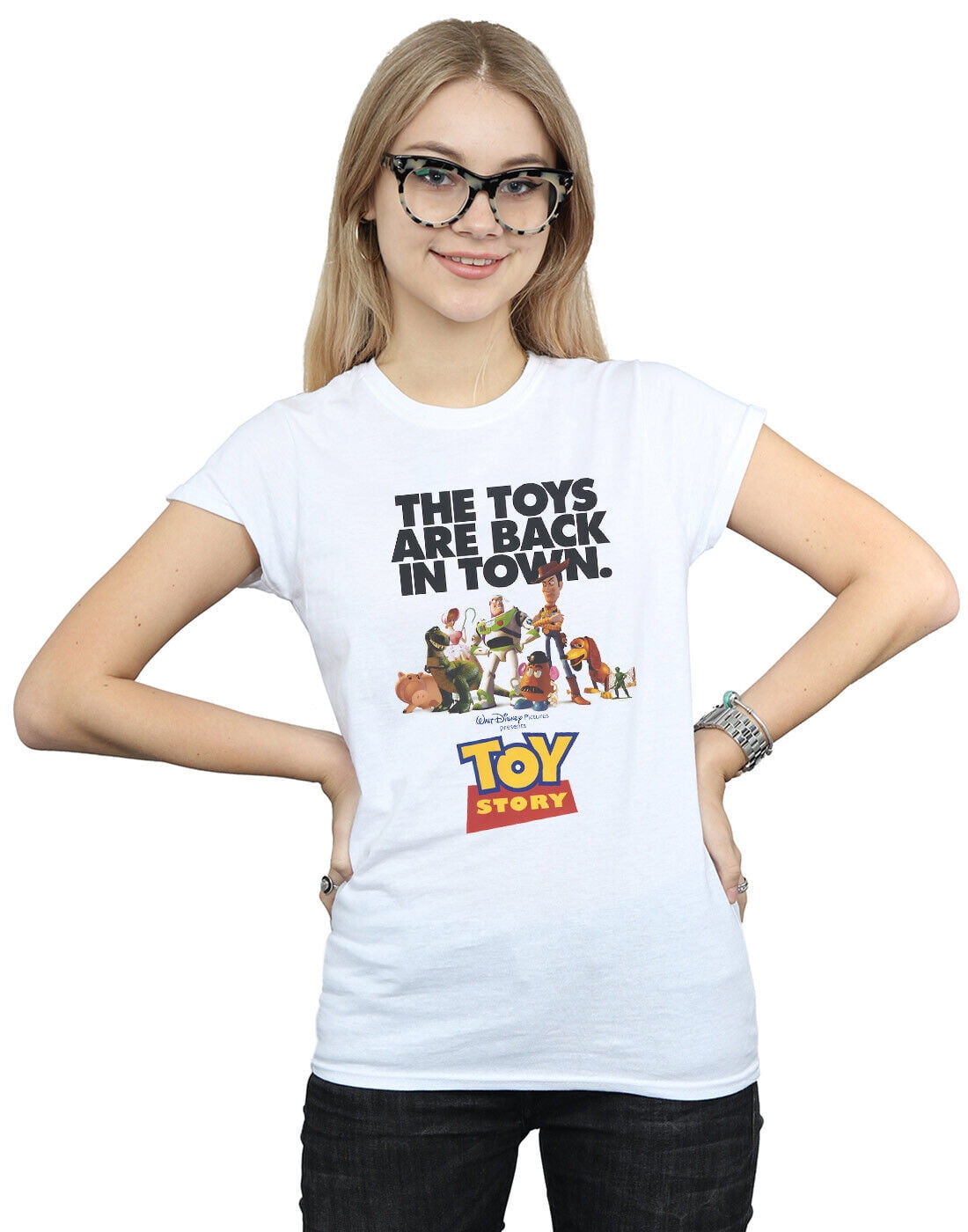 Disney Women's Toy Story Movie Poster T-Shirt - Walmart.com