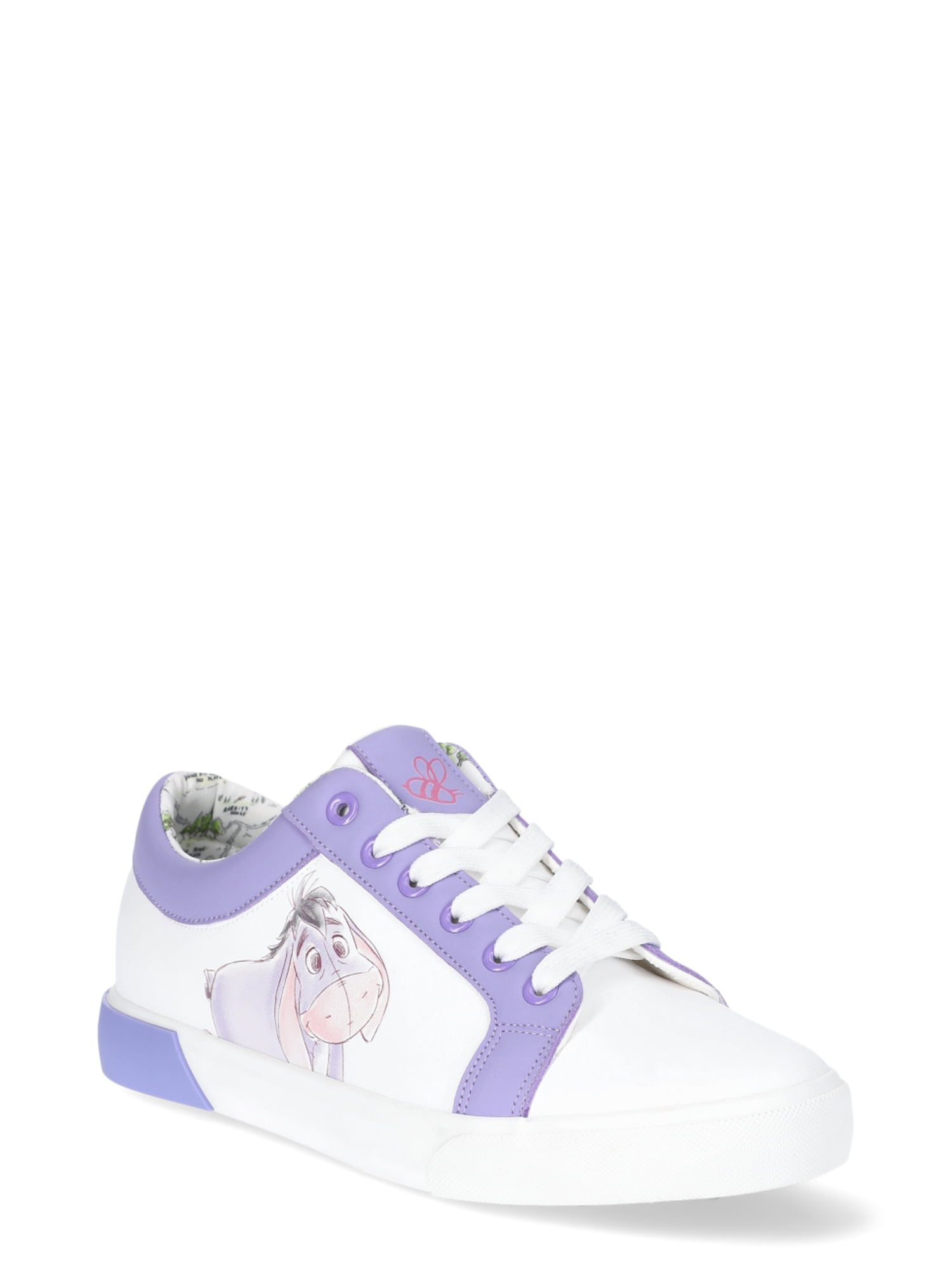 Disney Women's Winnie the Pooh and Eeyore Low-Top Court Sneakers, Sizes ...