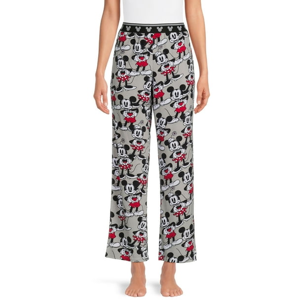 Disney Women's and Women's Plus Size Mickey Mouse Plush Sleep Pants ...