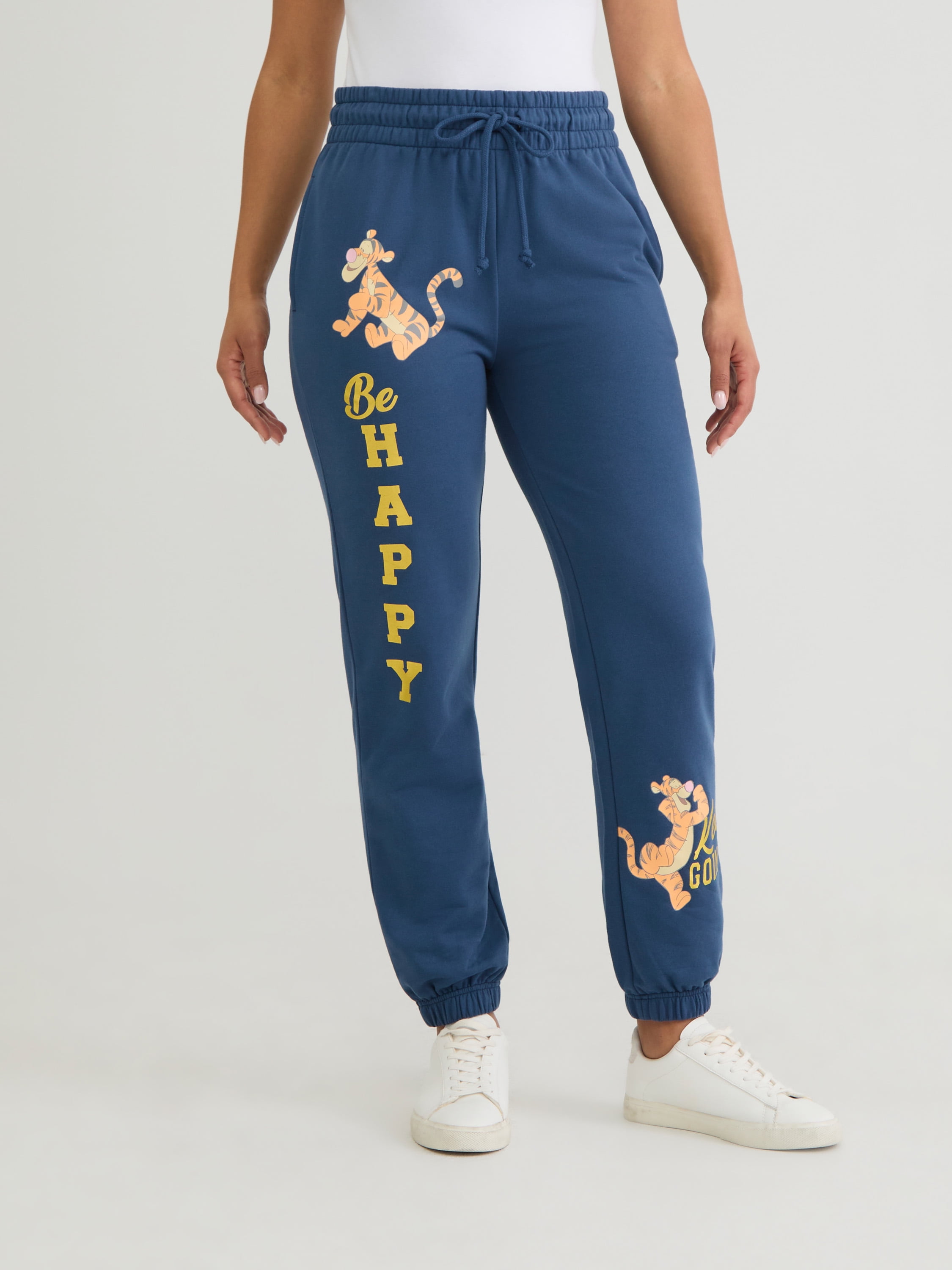 Disney Women’s and Women’s Plus Tigger Graphic Print Joggers, 29 ...