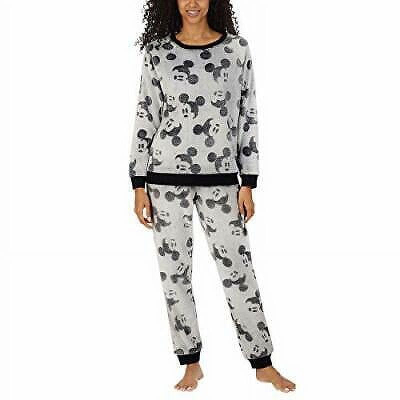 Disney Womens 2-Piece Fleece Jogger Lounge Set (Mickey Mouse, XX-Large ...