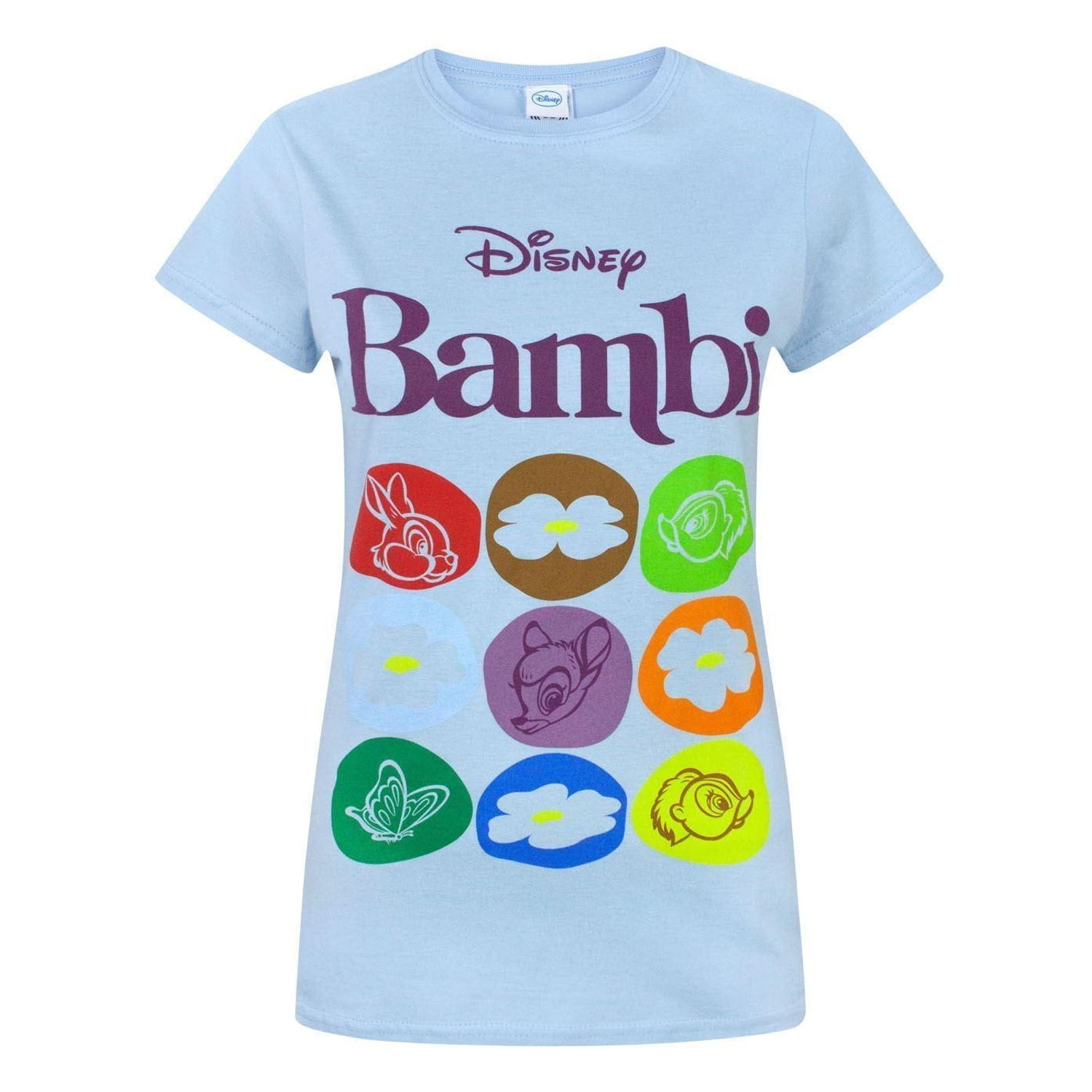 Disney Womens Bambi Motif T-Shirt - Walmart.com