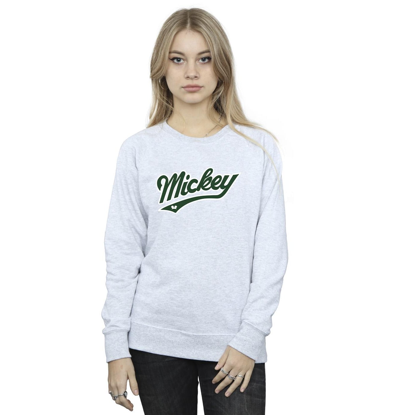 Disney Womens Mickey Mouse Bold Sweatshirt - Walmart.com