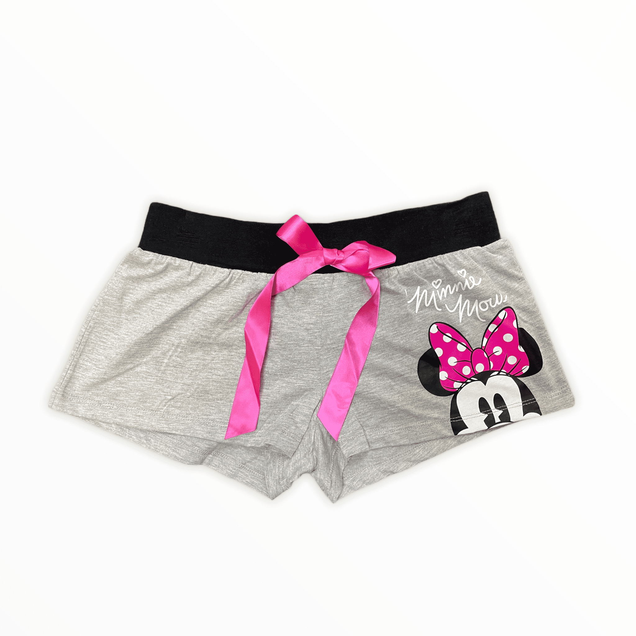 Disney Womens' Minnie Mouse Short Peeking Pajama Shorts - Walmart.com