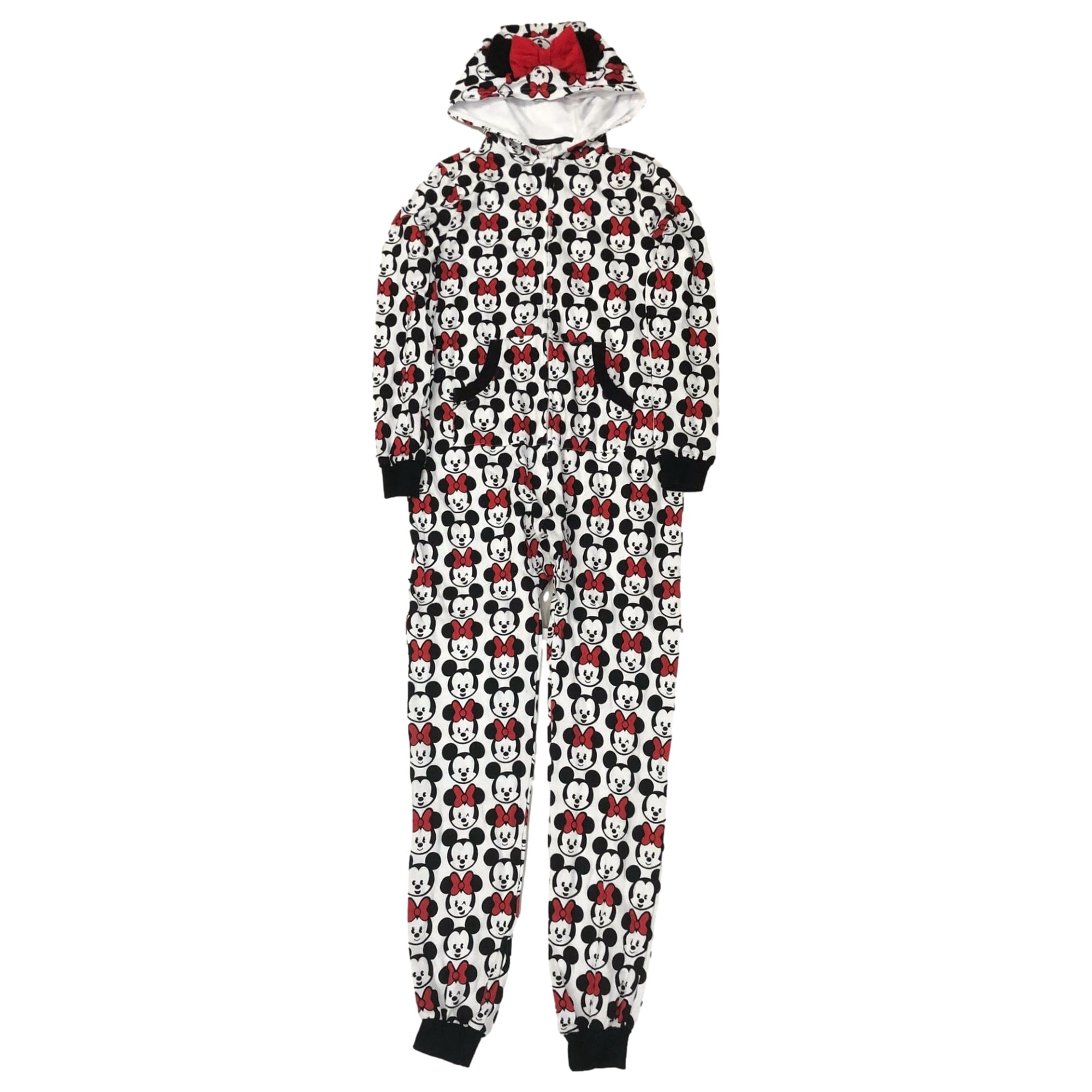 Disney Womens Minnie Mouse Themed Pajamas Blanket Sleeper Union Suit 2X ...
