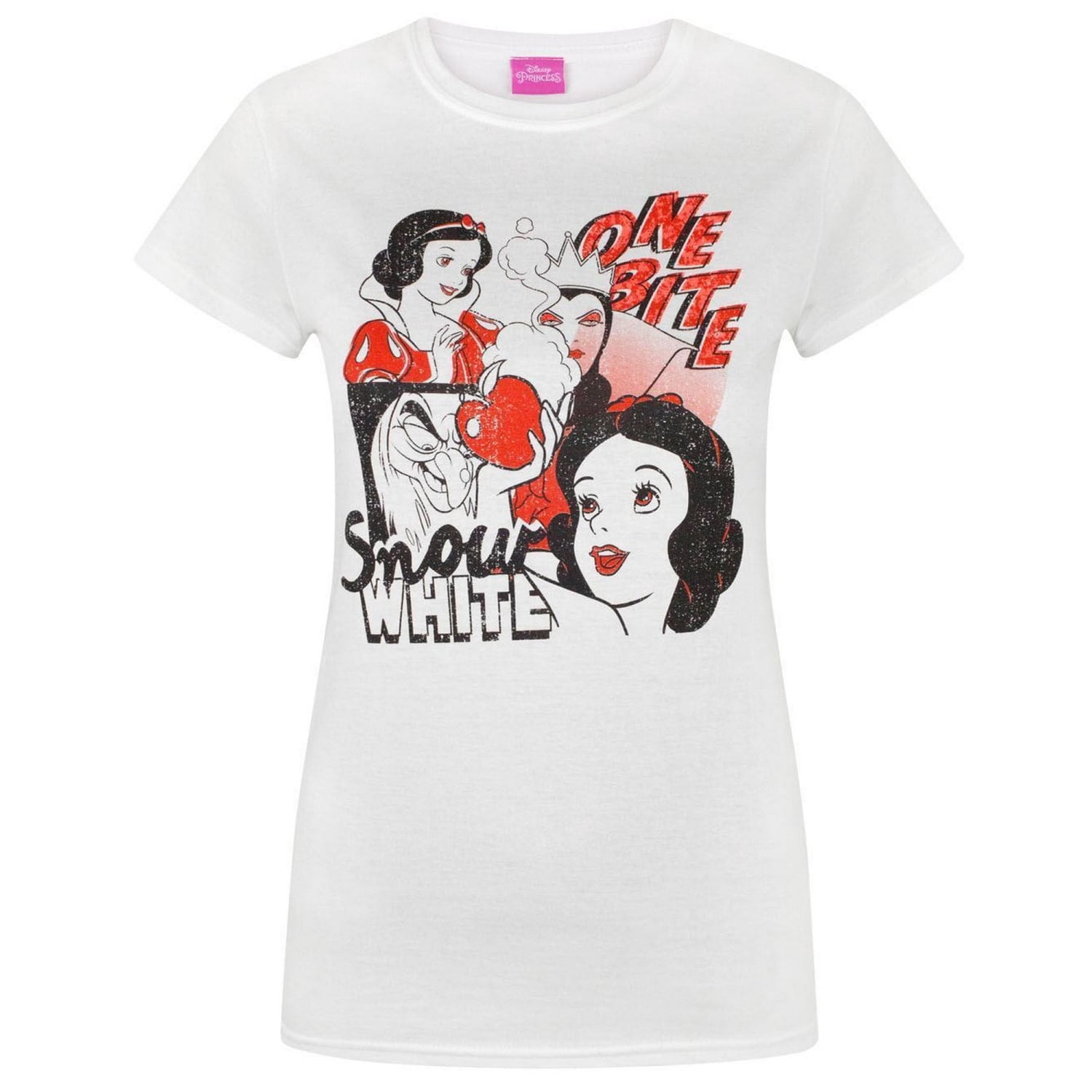 Disney Womens Snow White One Bite T-Shirt - Walmart.com