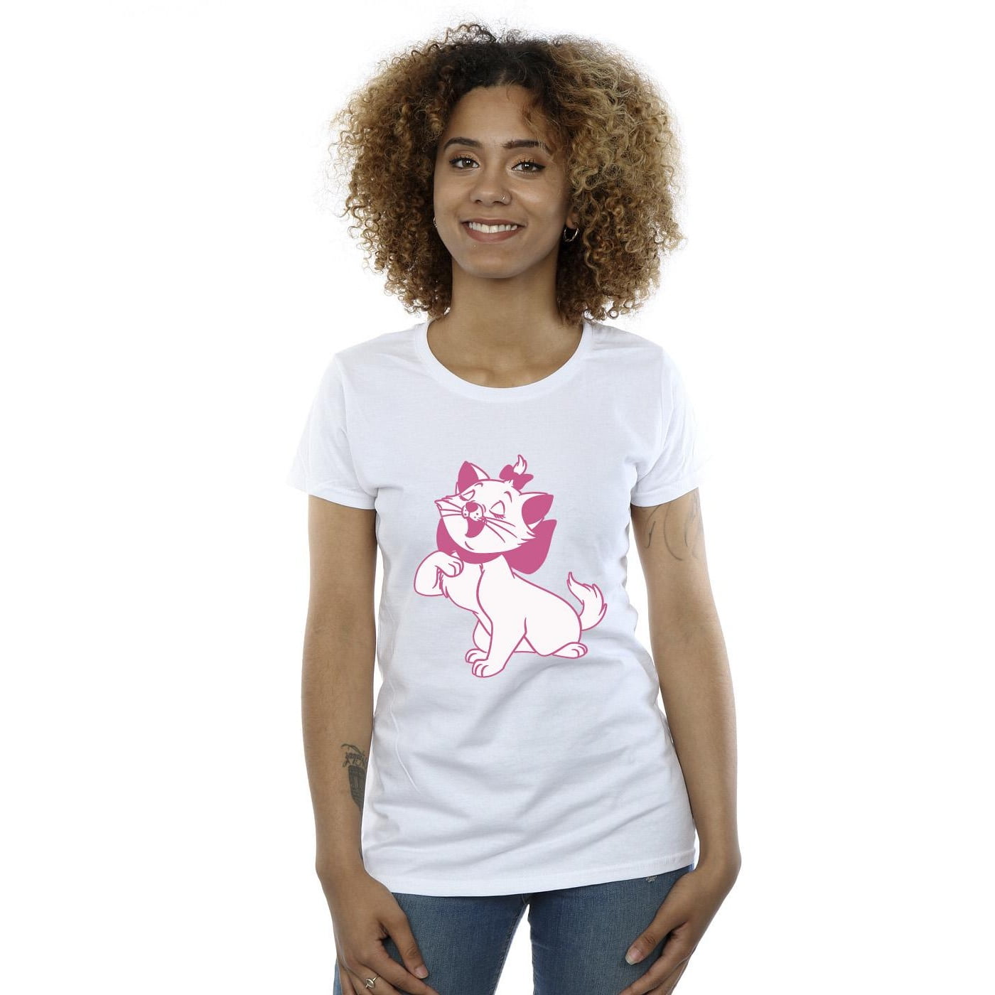 Disney Womens The Aristocats Marie Cotton T-Shirt - Walmart.com