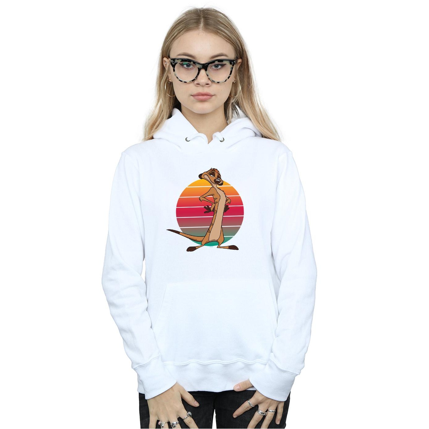 Disney Womens The Lion King Timon Sunset Hoodie - Walmart.com