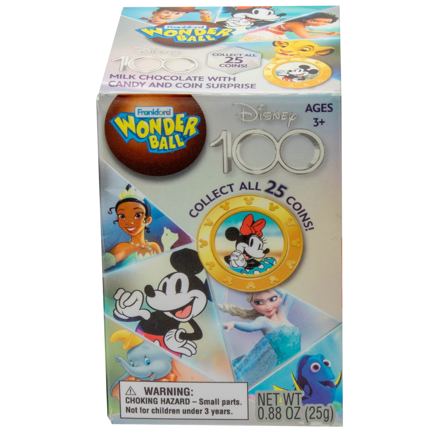 Frankford Disney Wonder Ball 100th Anniversary Edition Chocolate Candy ...