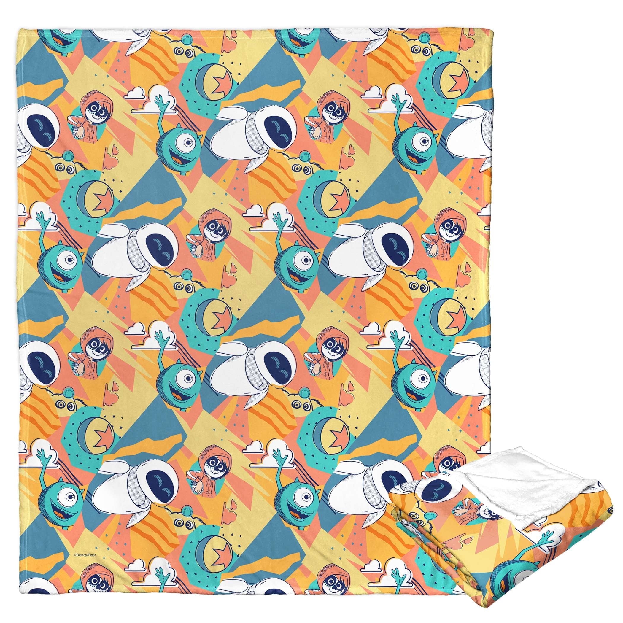 Disney Wonder Of Pixar All Time Faves Kids Silk Touch Throw Blanket ...