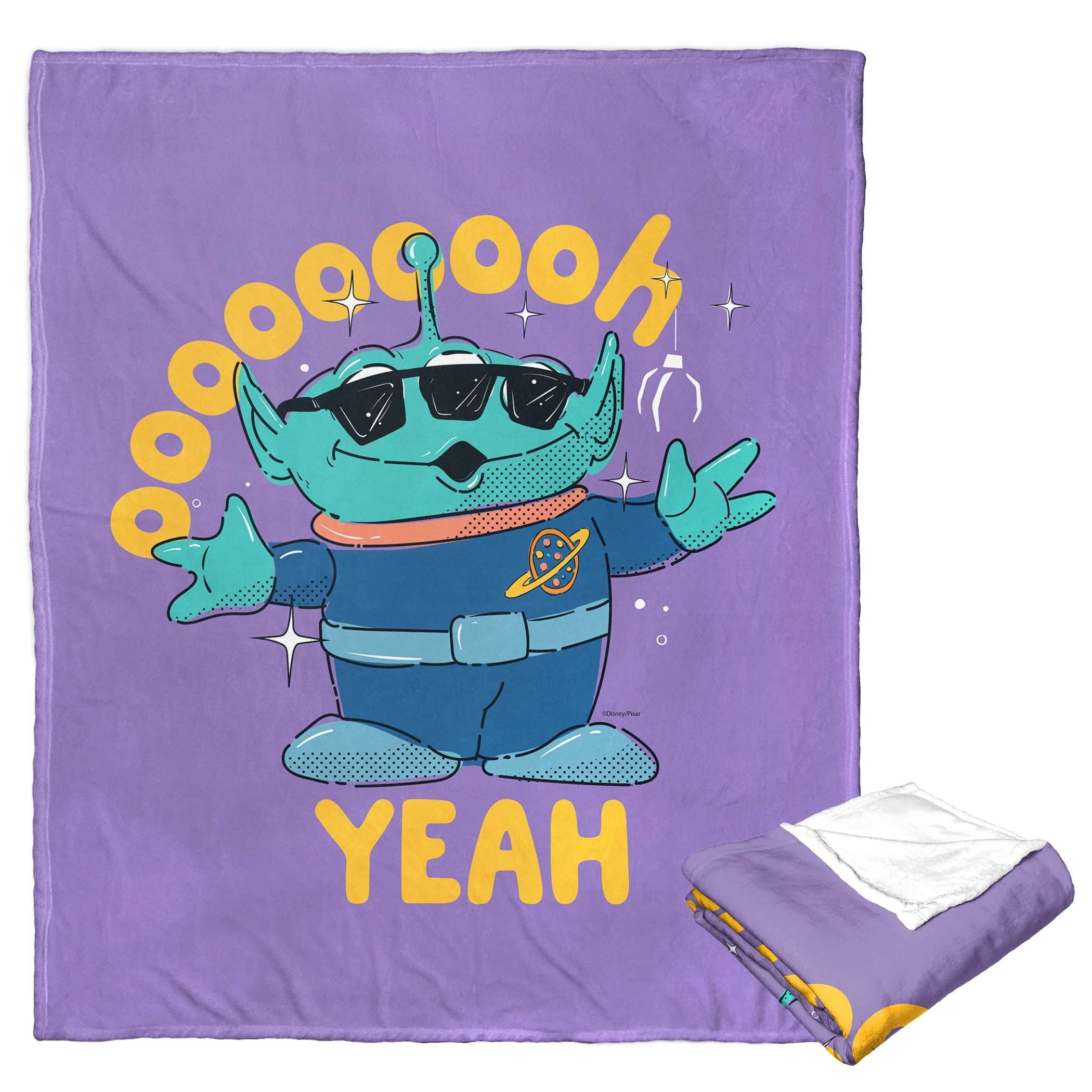 Disney Wonder Of Pixar Oh Yeah Aliens Kids Silk Touch Throw Blanket ...
