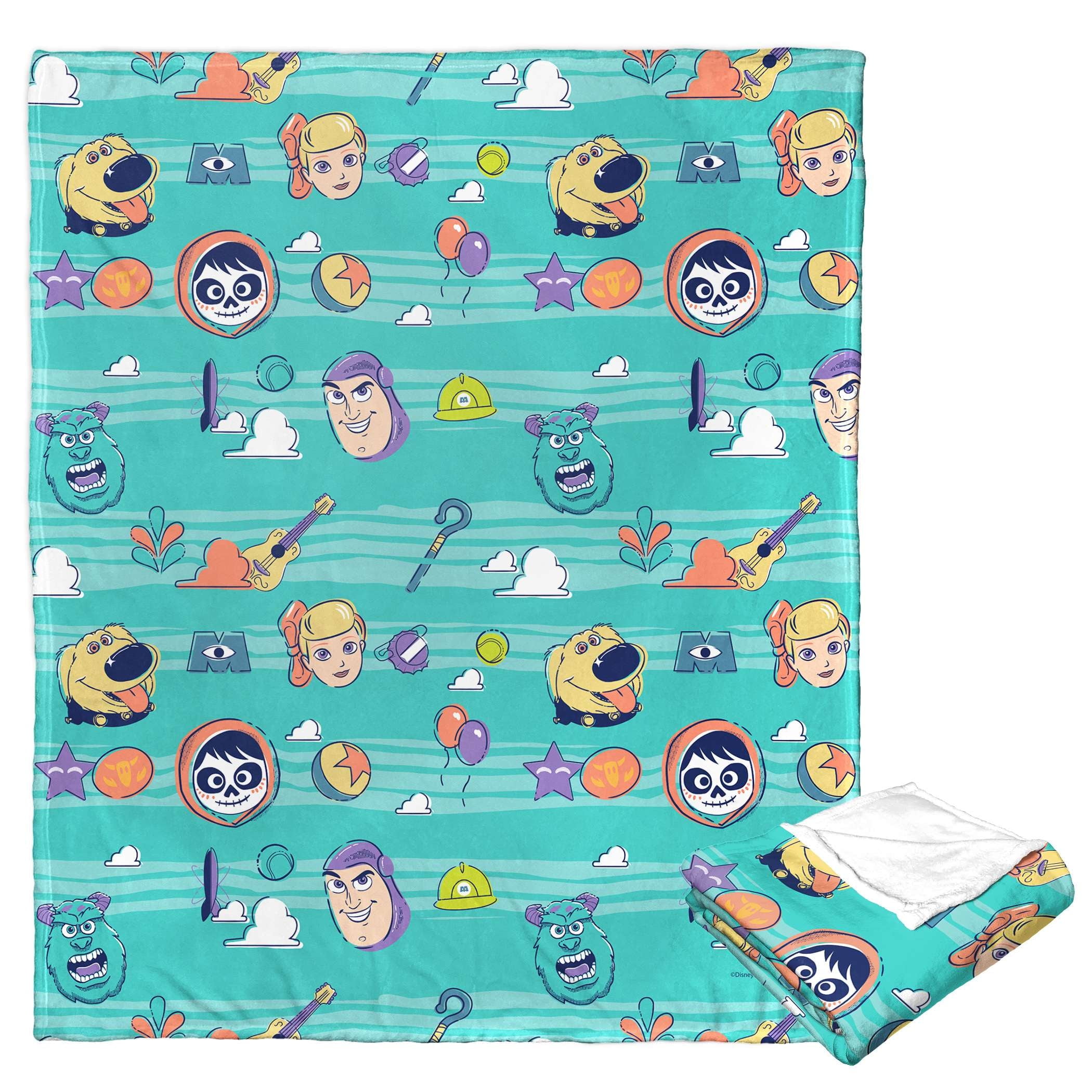 Disney Wonder Of Pixar Pixar Mania Kids Silk Touch Throw Blanket ...