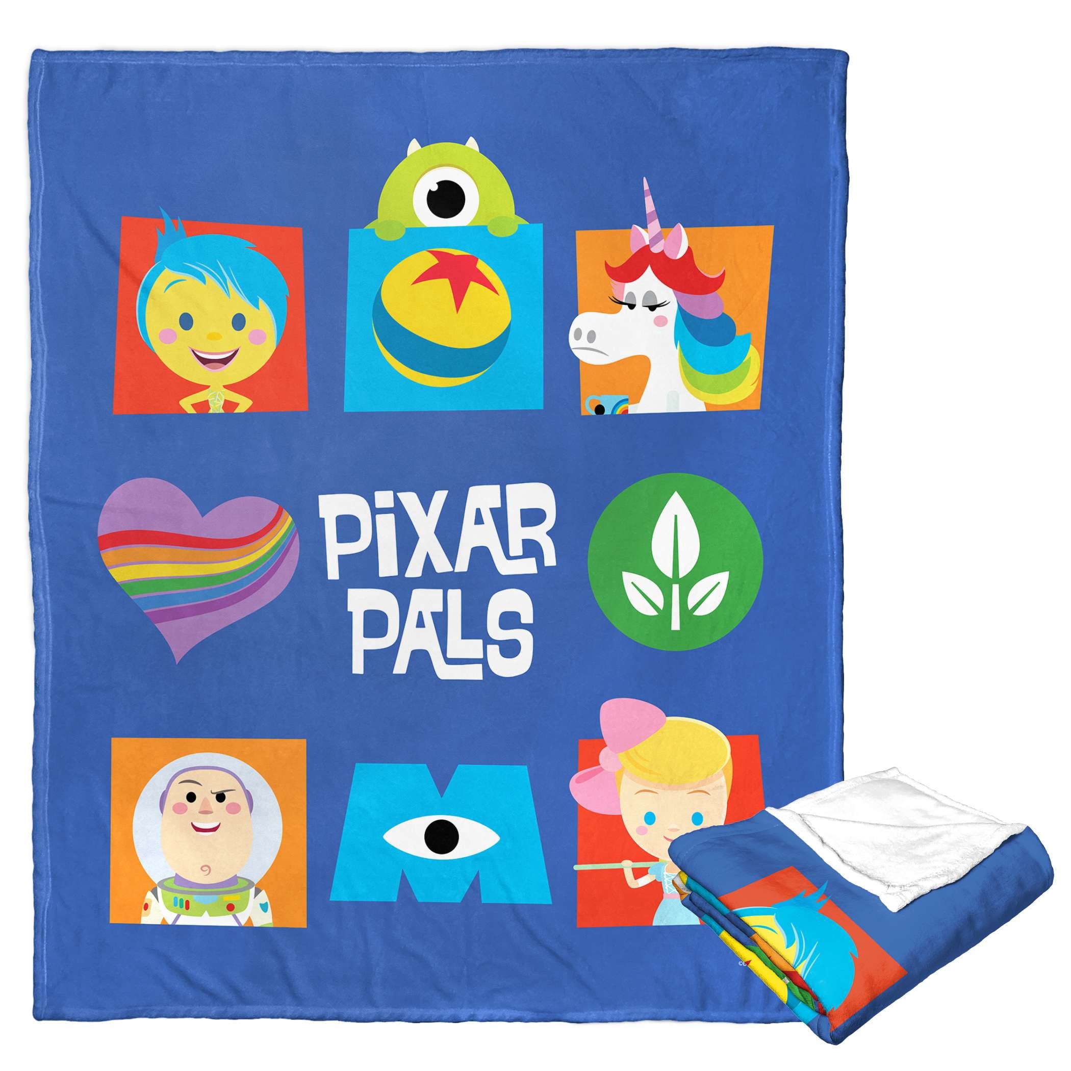 Disney Wonder Of Pixar Pixar Pals Kids Silk Touch Throw Blanket ...