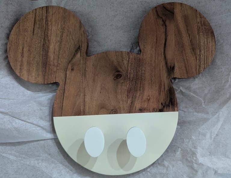 Disney Mickey Mouse Wall Hook Wooden 1-Count - Walmart.com