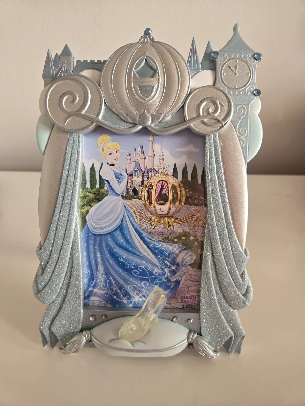 Disney World Cinderella Photo Frame Glass Shoe - Walmart.com
