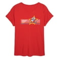 Disney - World Class Ski - Juniors Oversized Graphic T-Shirt - Walmart.com