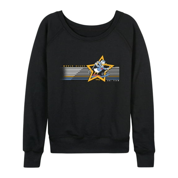 Disney - World Class Ski - Women's French Terry Long Sleeve Pullover ...