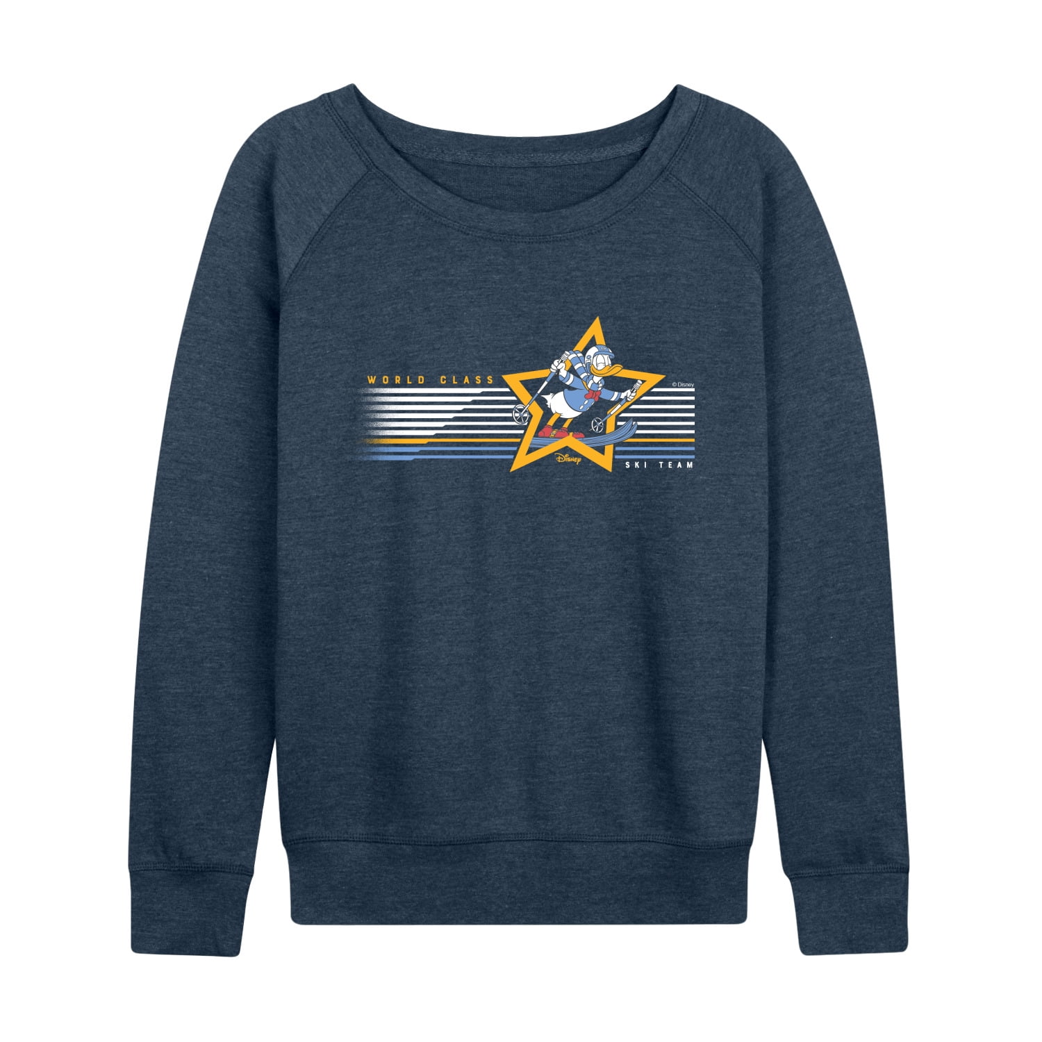 Disney - World Class Ski - Women's French Terry Long Sleeve Pullover ...