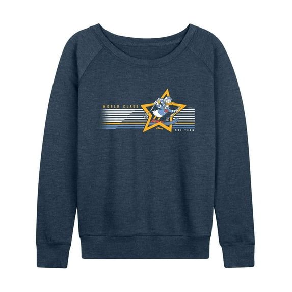 Disney - World Class Ski - Women's French Terry Long Sleeve Pullover ...