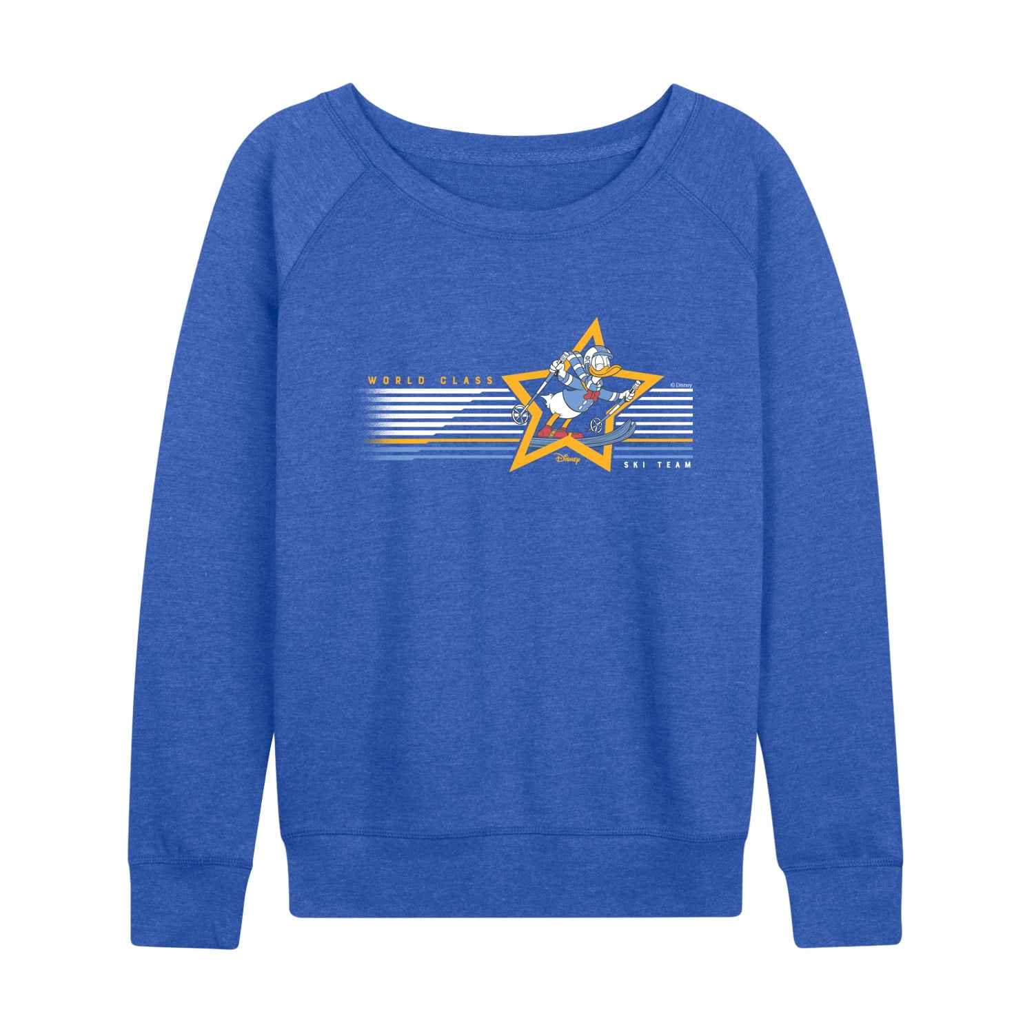 Disney - World Class Ski - Women's French Terry Long Sleeve Pullover ...