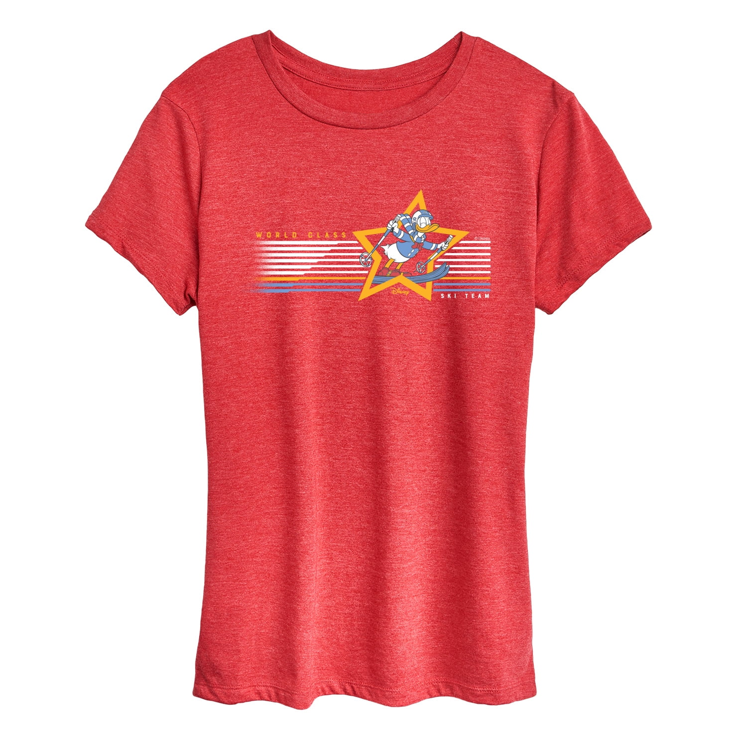 Disney - World Class Ski - Women's Short Sleeve Graphic T-Shirt ...