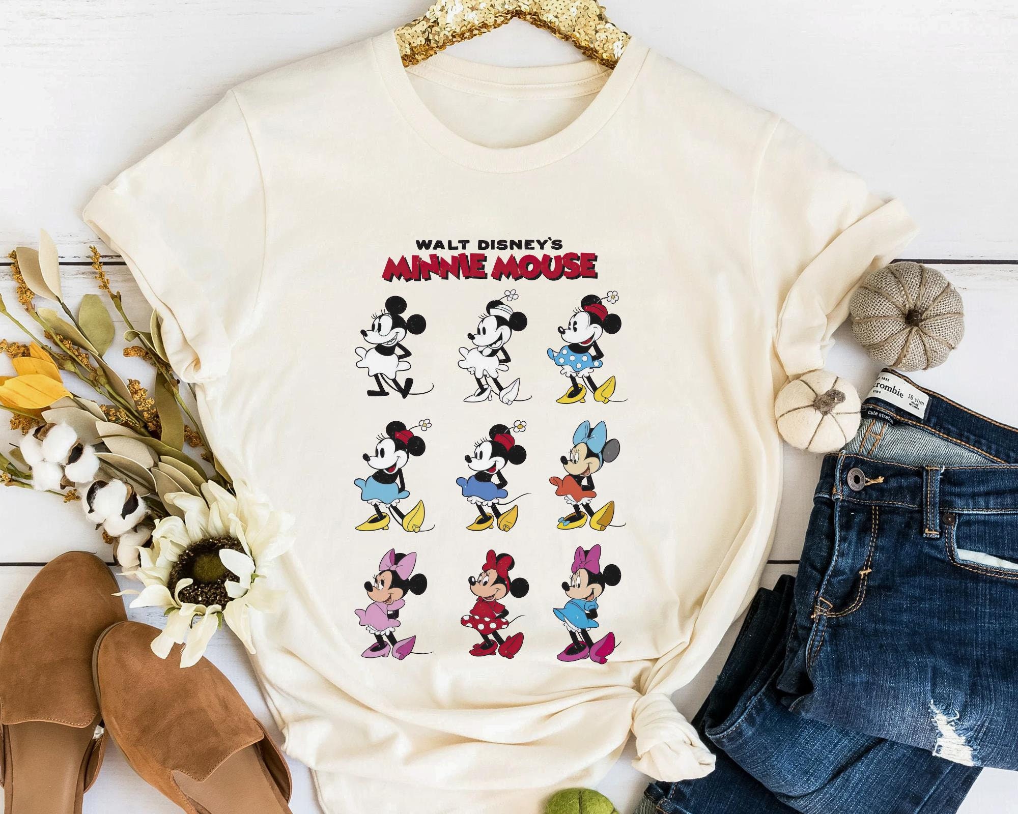 Disney World Cute Minnie Mouse Shirt, Minnie Through The Years T-shirt, Disney Trip Tee ...