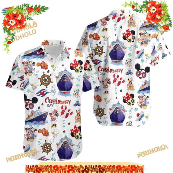 Disney World Hawaiian Shirt, Mickey Hawaiian Shirt, Summer Vacation ...