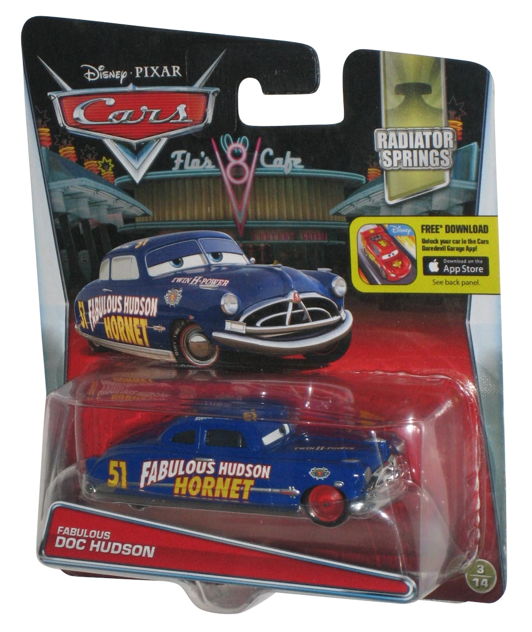 Disney World of Cars Movie (2015) Fabulous Doc Hudson Die Cast Toy Car ...