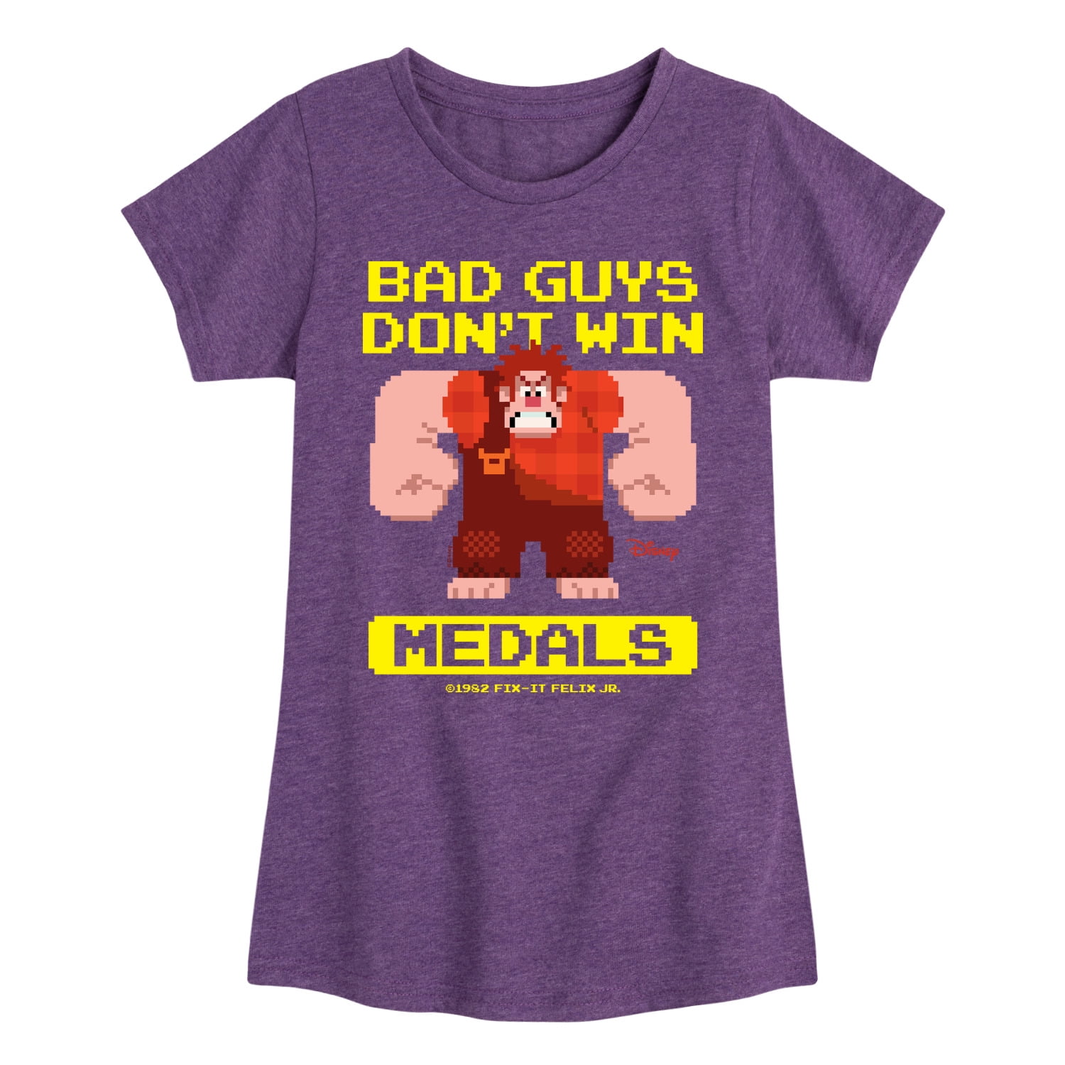 Disney Wreck It Ralph - Bad Guys Don't Win Medals - Toddler & Youth ...