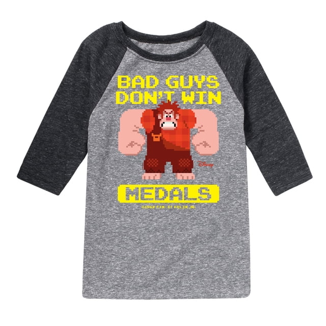 Disney Wreck It Ralph - Bad Guys Don't Win Medals - Toddler & Youth ...