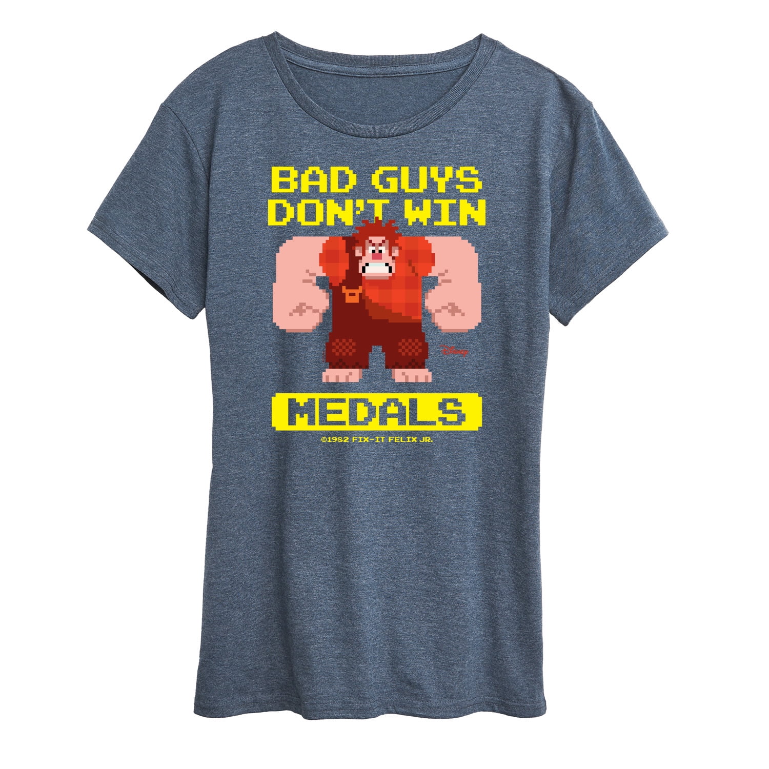 Disney Wreck It Ralph - Bad Guys Don’t Win Medals - Women's Short ...