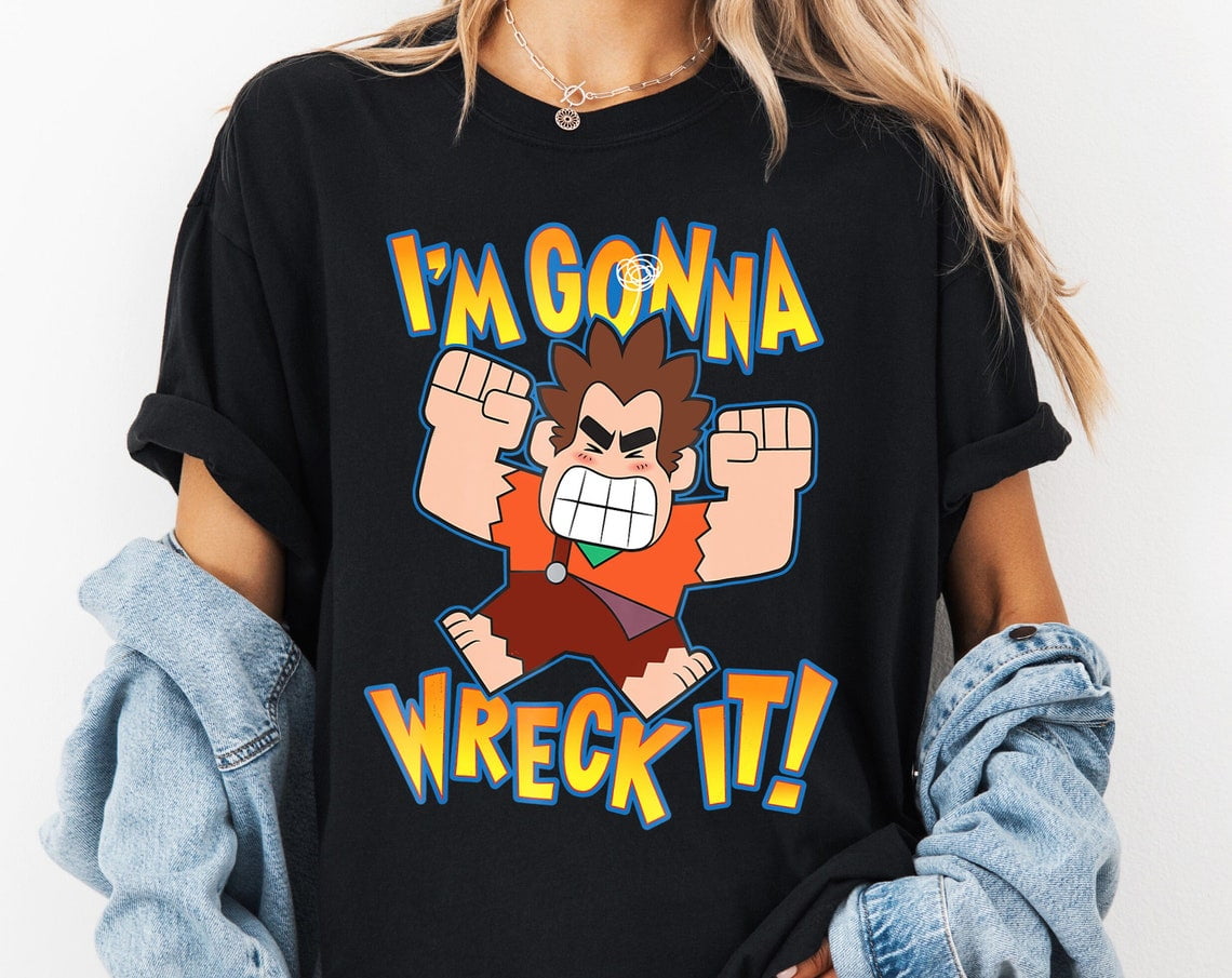 Disney Wreck-It Ralph Breaks The Internet Shirt, Disney Ralph I'M Gonna ...