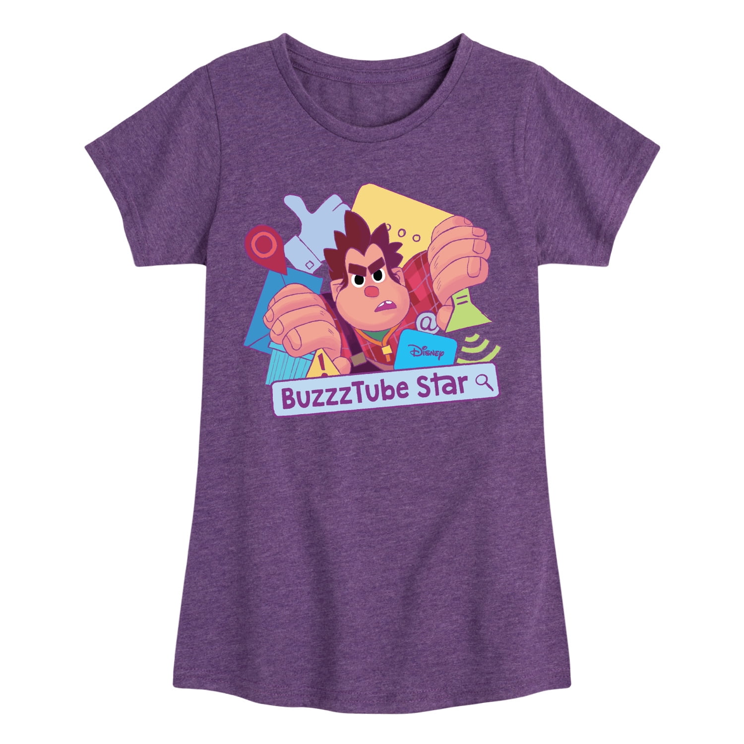 Disney Wreck It Ralph - BuzzTube Star - Toddler & Youth Girls Short ...