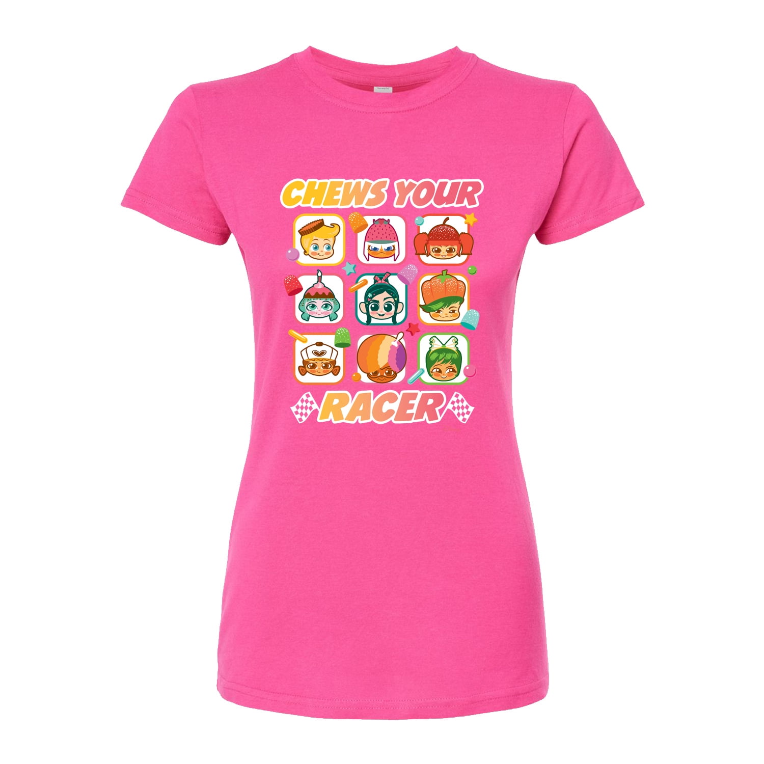 Disney Wreck It Ralph - Chews Your Racer - Juniors Fitted Graphic T ...