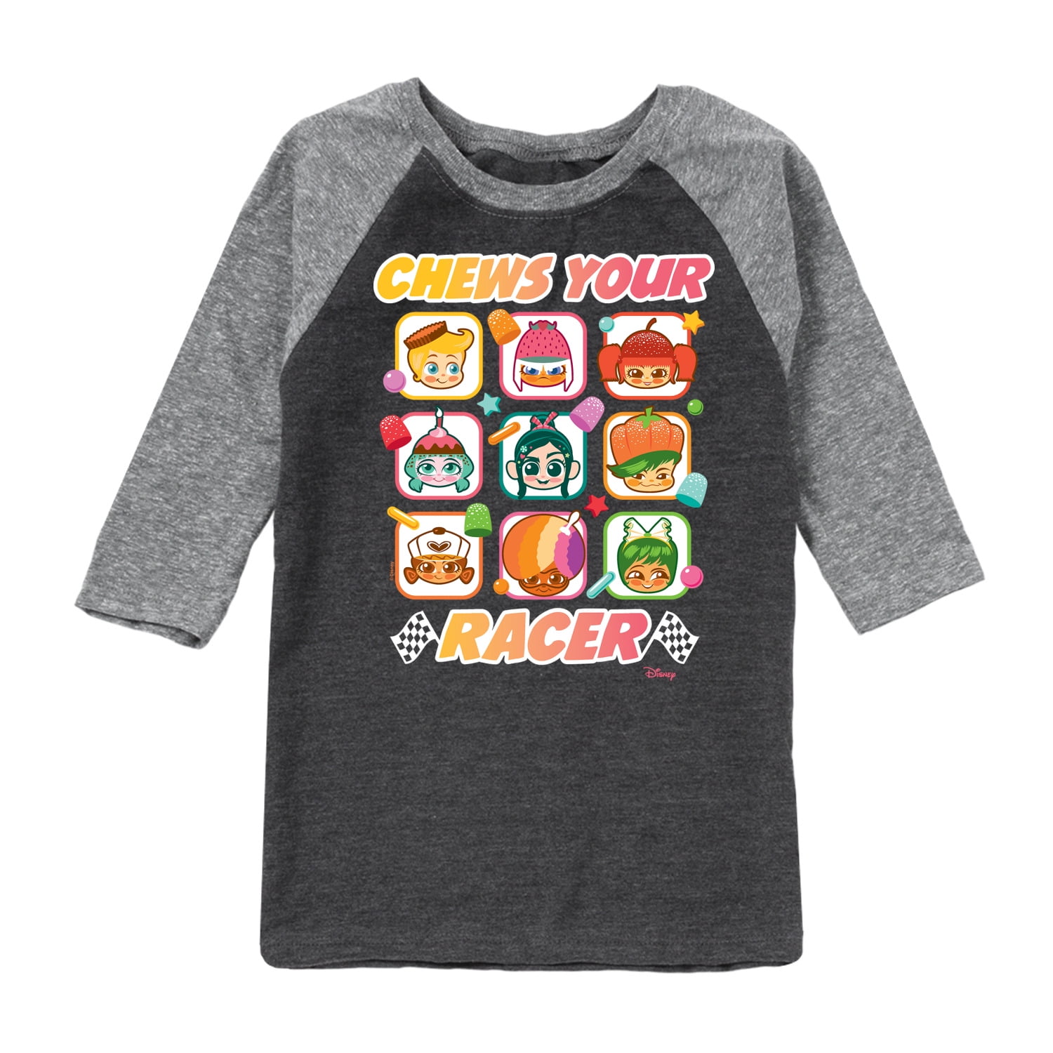 Disney Wreck It Ralph - Chews Your Racer - Toddler & Youth Raglan ...