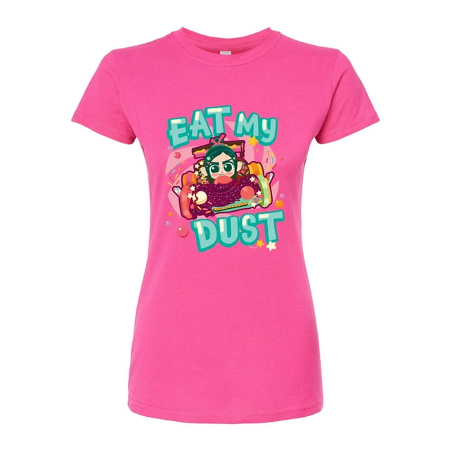 Disney Wreck It Ralph - Eat My Dust Vanelloppe - Juniors Fitted Graphic ...