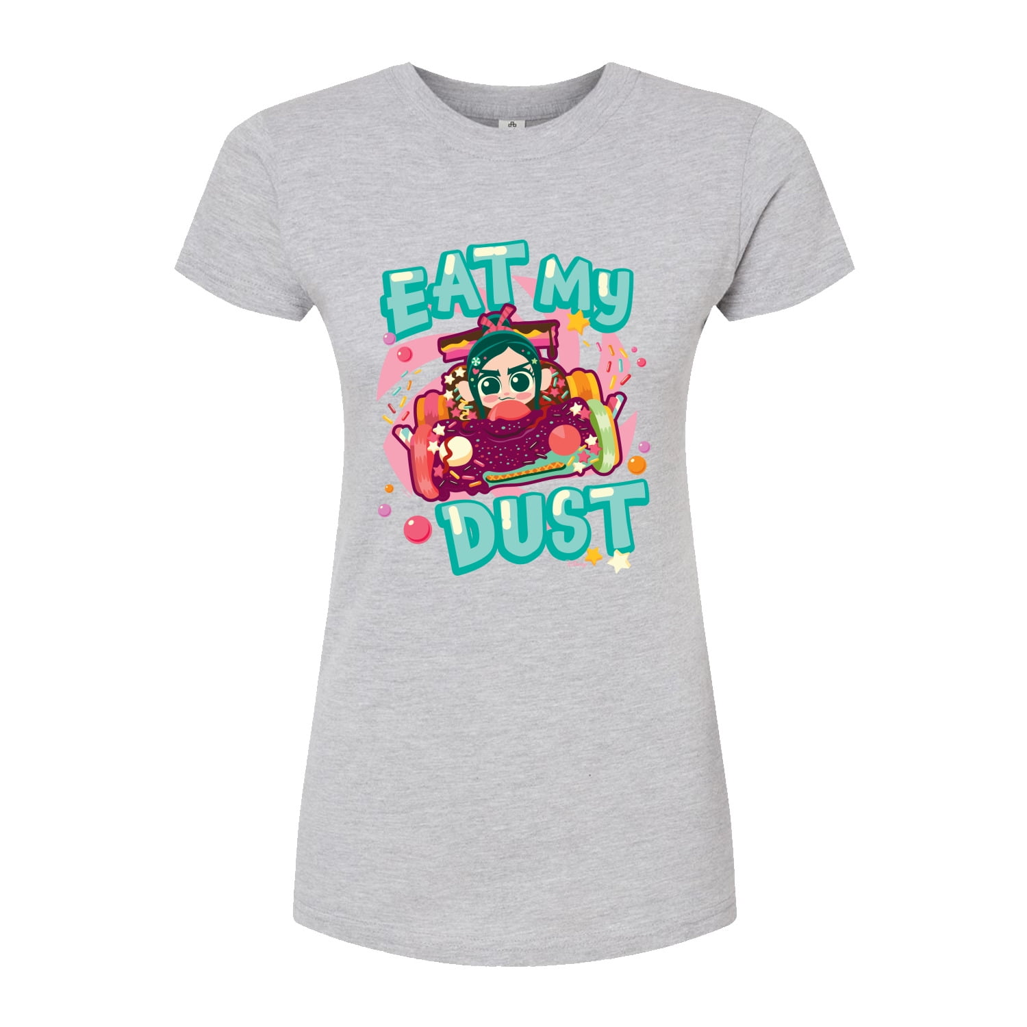 Disney Wreck It Ralph - Eat My Dust Vanelloppe - Juniors Fitted Graphic ...