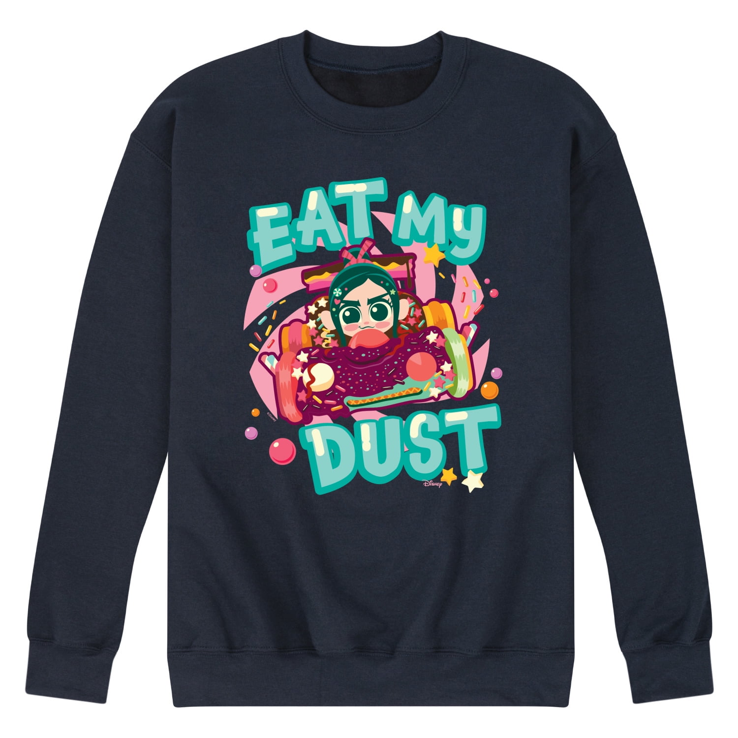 Disney Wreck It Ralph - Eat My Dust Vanelloppe - Men's Crew Neck Fleece ...