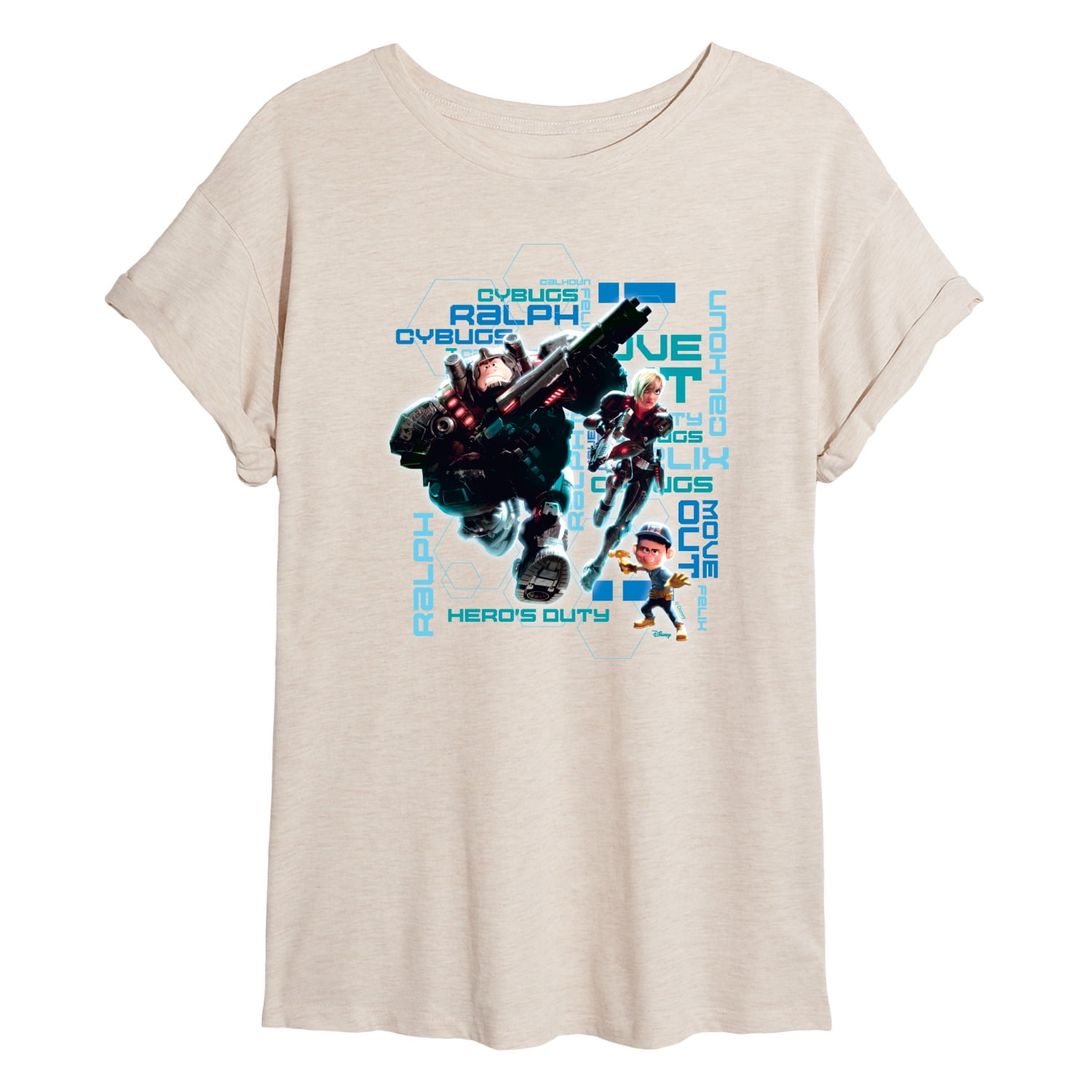 Disney Wreck It Ralph - Hero's Duty - Move Out - Juniors Ideal Flowy ...