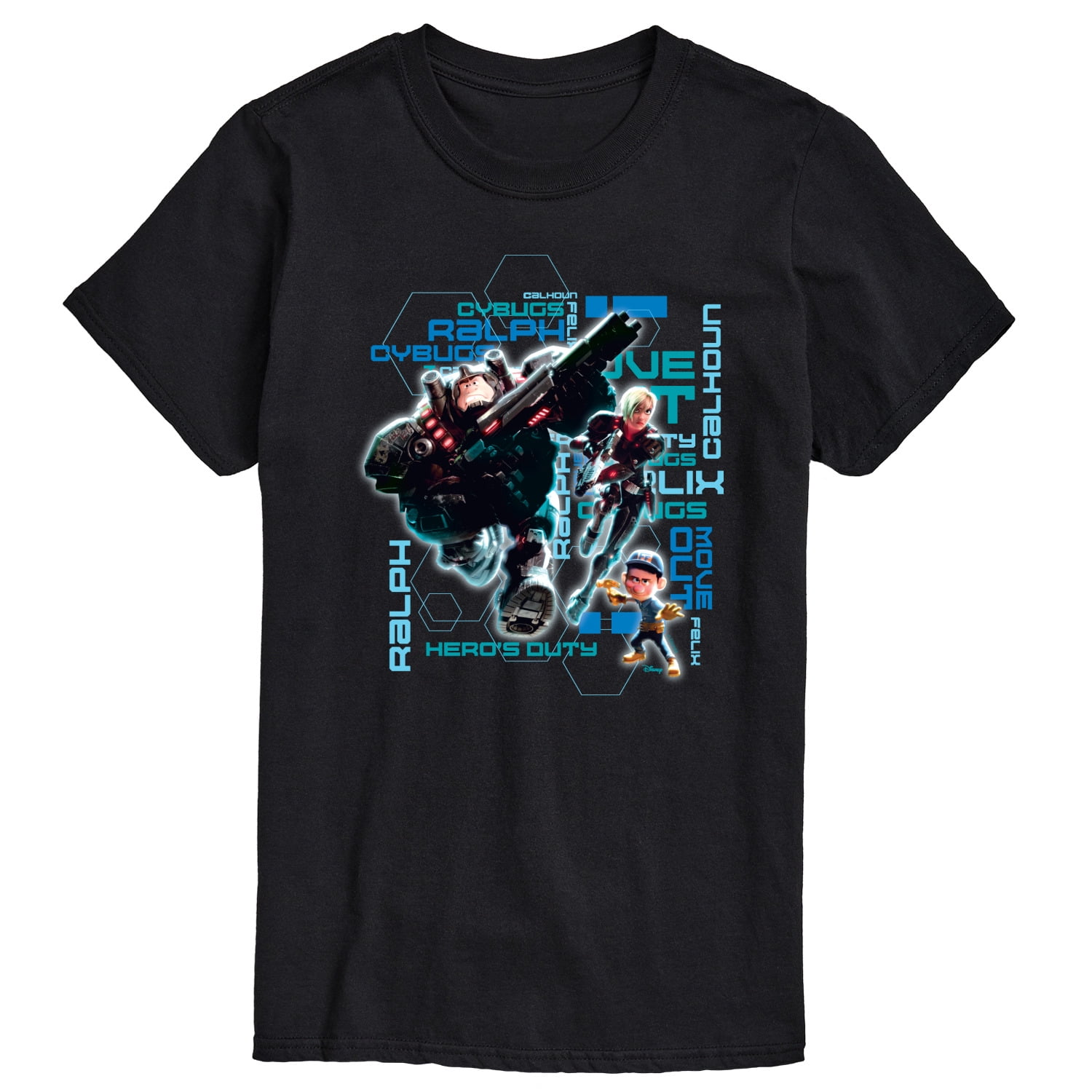 Disney Wreck It Ralph - Hero's Duty - Move Out - Men's Short Sleeve ...
